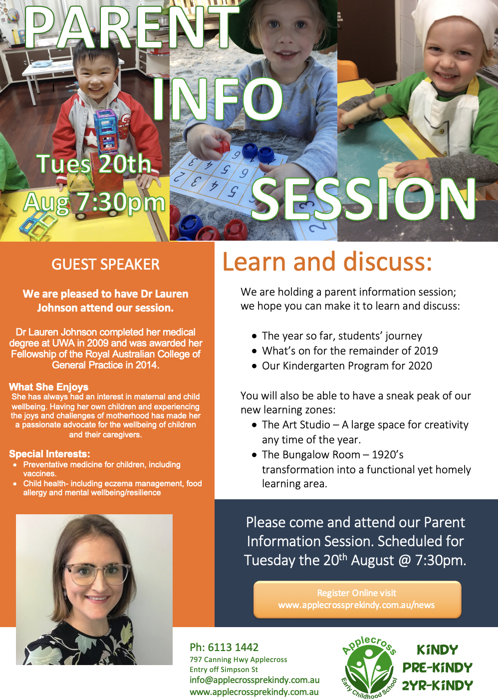 Applecross Pre-Kindy & Kindy | Parent Information Session